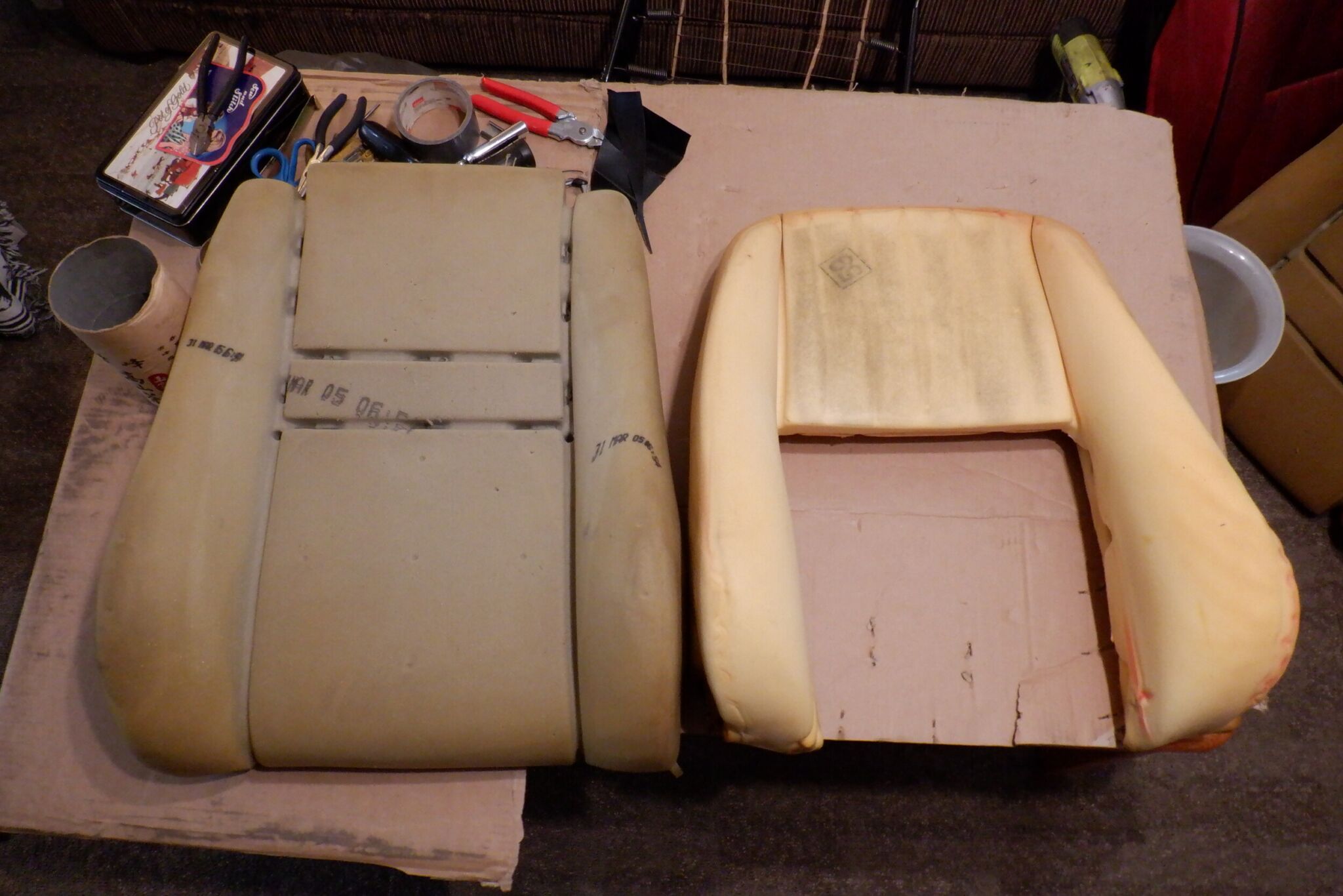 Refurbishing MGF & TF Seats - MG Car Fans